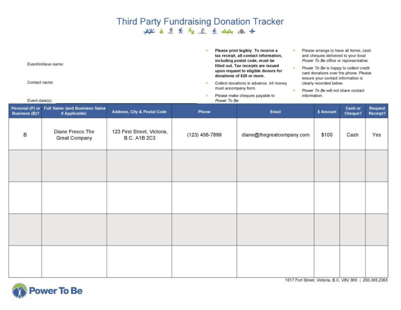 34 Professional Donation & Fundraiser Tracker Templates ᐅ TemplateLab