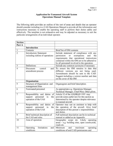 40 Free Instruction Manual Templates [Operation / User Manual]