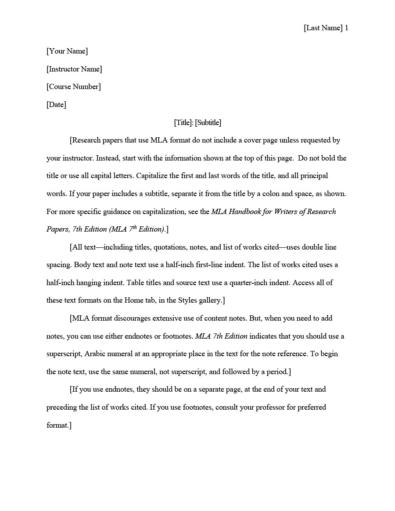 38 Free MLA Format Templates (+MLA Essay Format) ᐅ TemplateLab