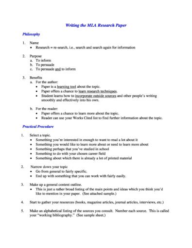 38 Free MLA Format Templates (+MLA Essay Format) ᐅ TemplateLab