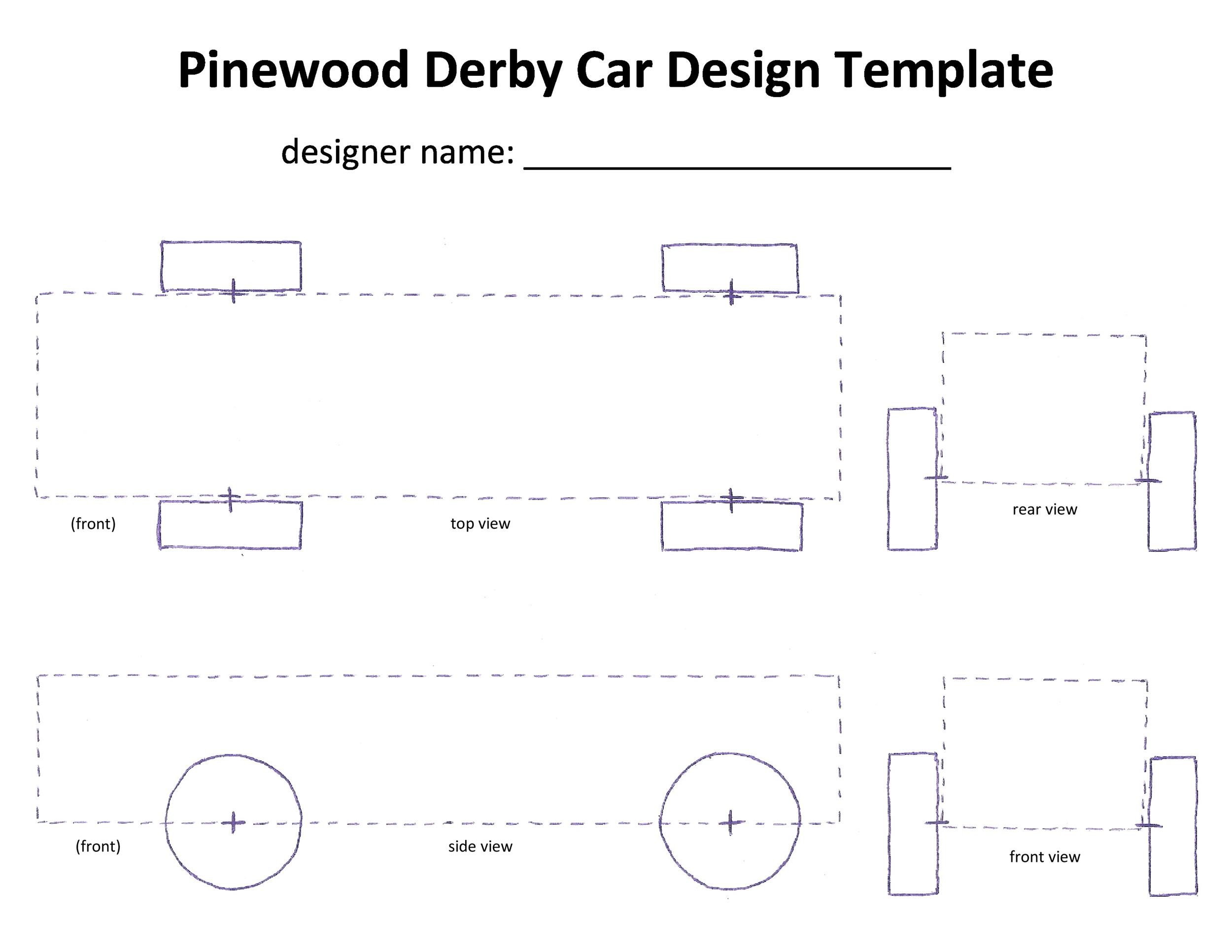 39 Awesome Pinewood Derby Car Designs & Templates ᐅ TemplateLab | Image ...