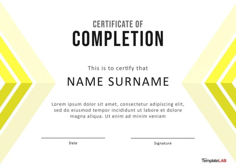 Free Certificate Templates [Word, PPTX, PSD]