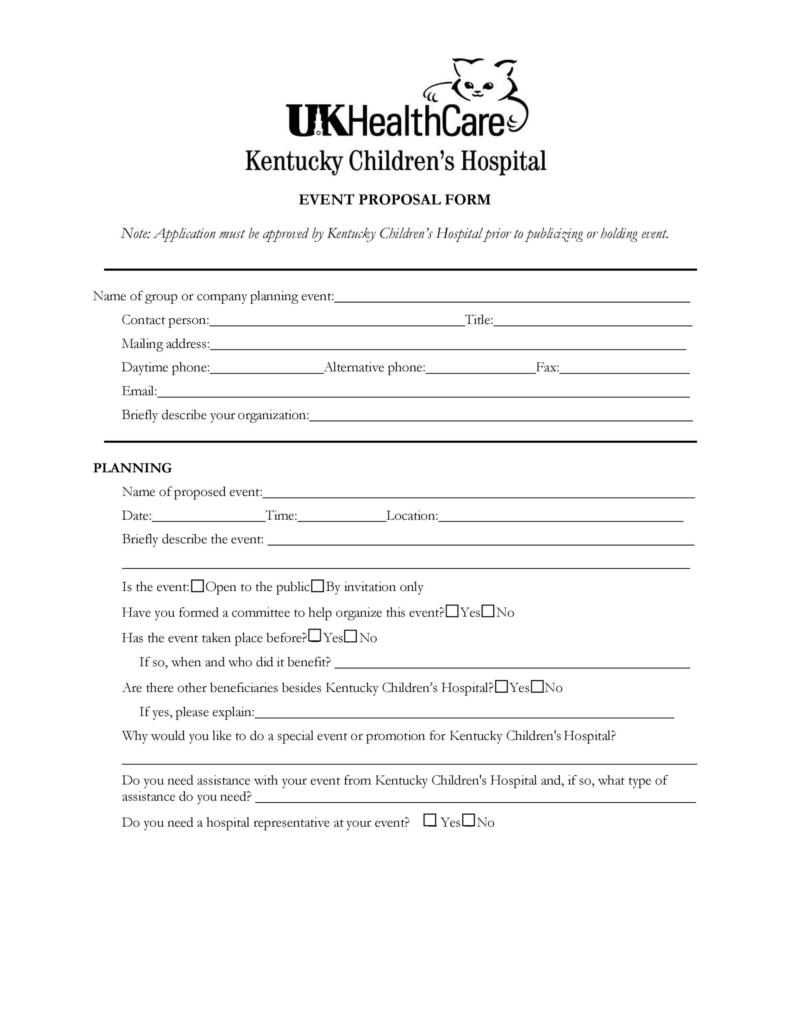 38 Best Event Proposal Templates & Free Examples ᐅ TemplateLab