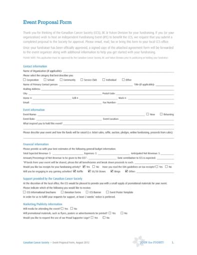 38 Best Event Proposal Templates & Free Examples ᐅ TemplateLab