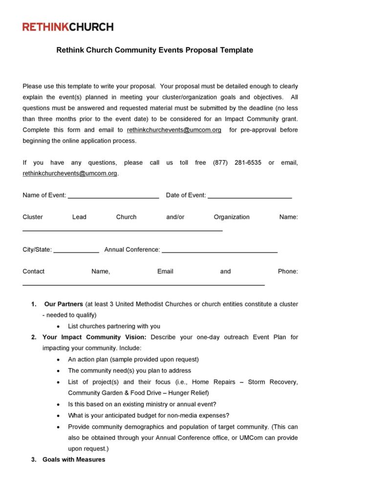 38 Best Event Proposal Templates & Free Examples ᐅ TemplateLab