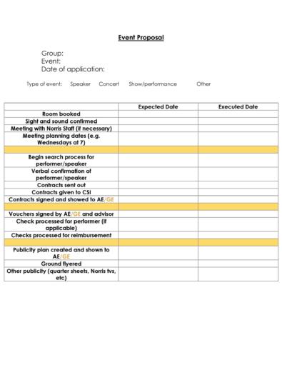 38 Best Event Proposal Templates & Free Examples ᐅ TemplateLab