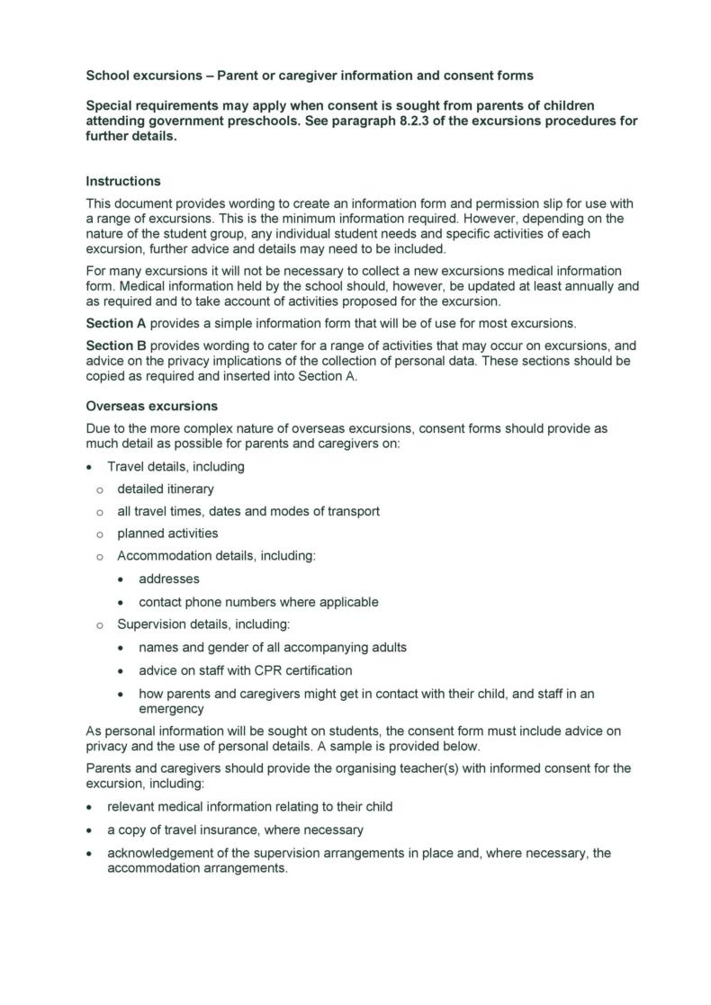 50 Printable Parental Consent Form & Templates ᐅ TemplateLab