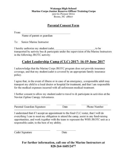 50 Printable Parental Consent Form & Templates ᐅ TemplateLab