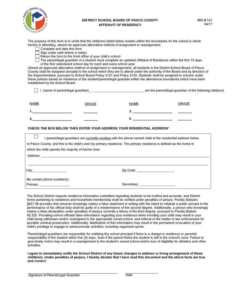 36 Proof Of Residency Letters (from Family Member / Landlord) ᐅ TemplateLab