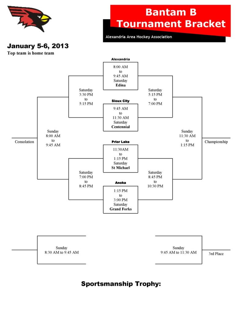 34 Blank Tournament Bracket Templates (&100% FREE) ᐅ TemplateLab