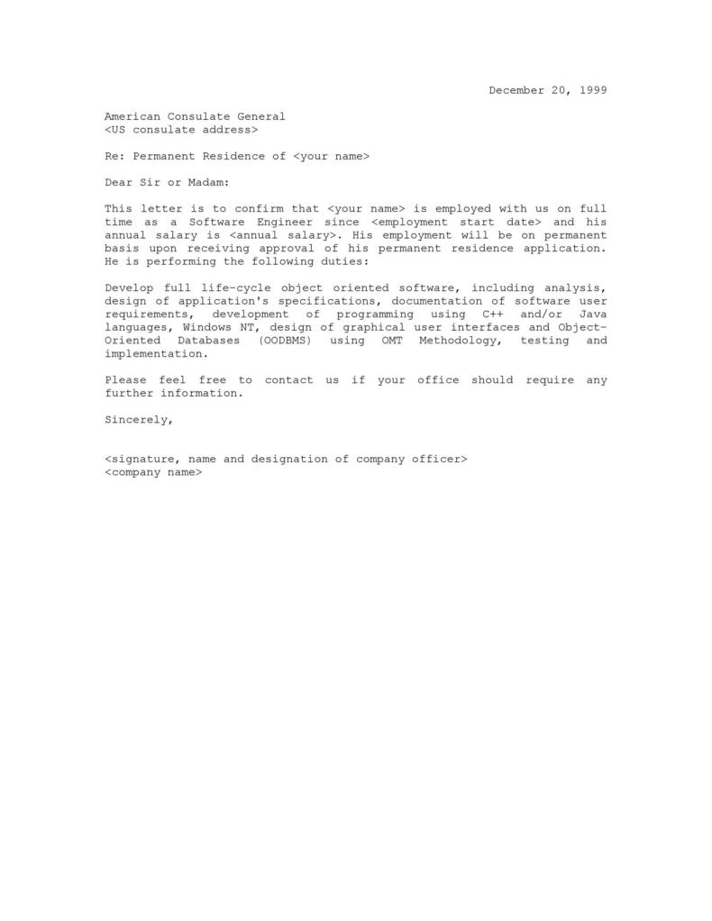 36 Free Immigration Letters (Character Reference Letters for Immigration)