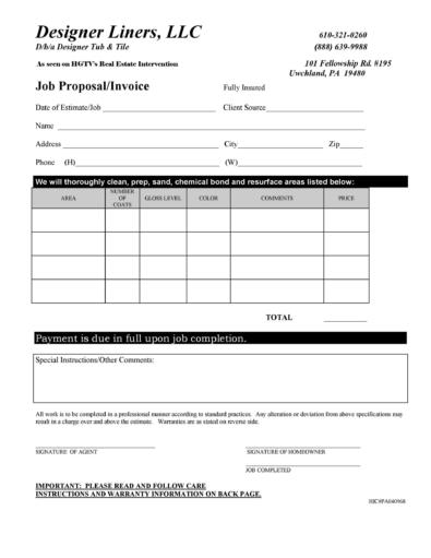 43 Best Job Proposal Templates (free Download) ᐅ Templatelab