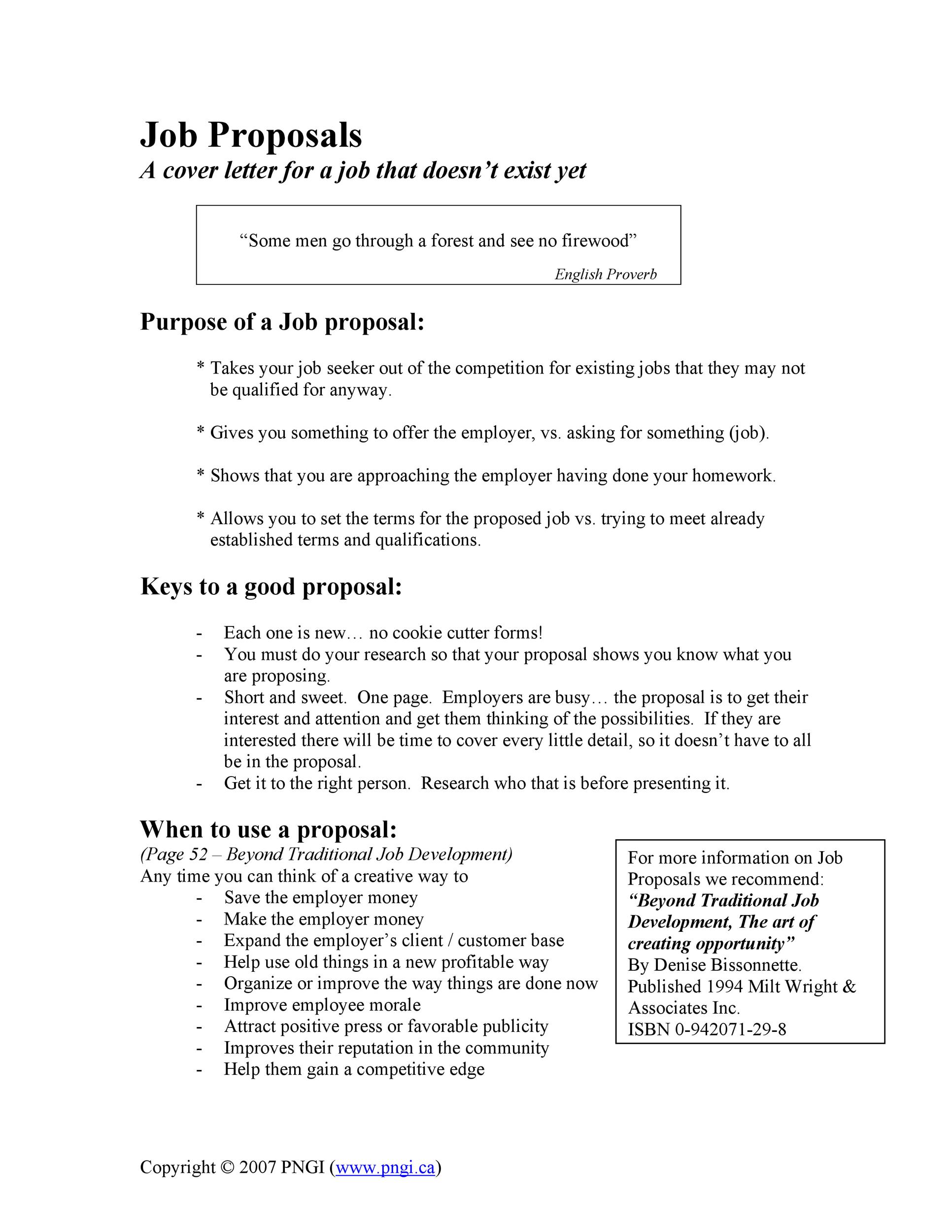 43 Best Job Proposal Templates Free Download TemplateLab 43 Best Job Proposal Templates Free Download TemplateLab