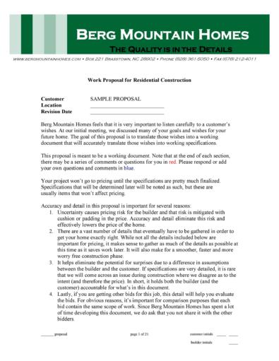 43 Best Job Proposal Templates (free Download) ᐅ Templatelab