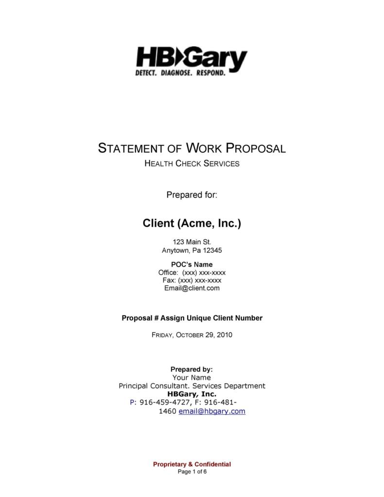 43 Best Job Proposal Templates (Free Download) ᐅ TemplateLab