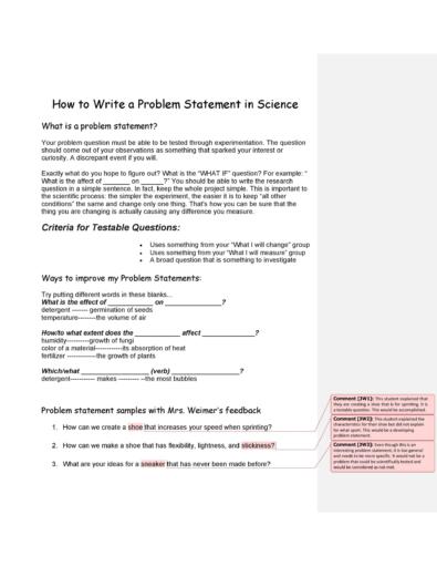 50 Printable Problem Statement Templates (MS Word) ᐅ TemplateLab