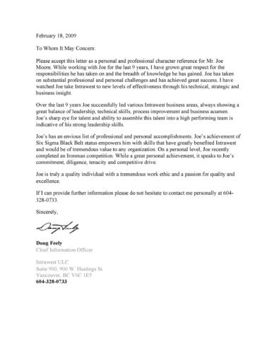 50 Best Recommendation Letters For Employee From Manager