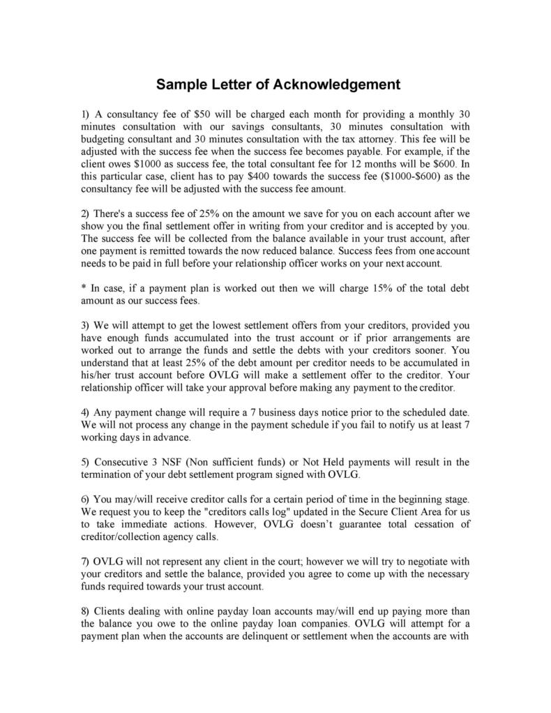 41 Best Acknowledgement Samples & Examples ᐅ TemplateLab