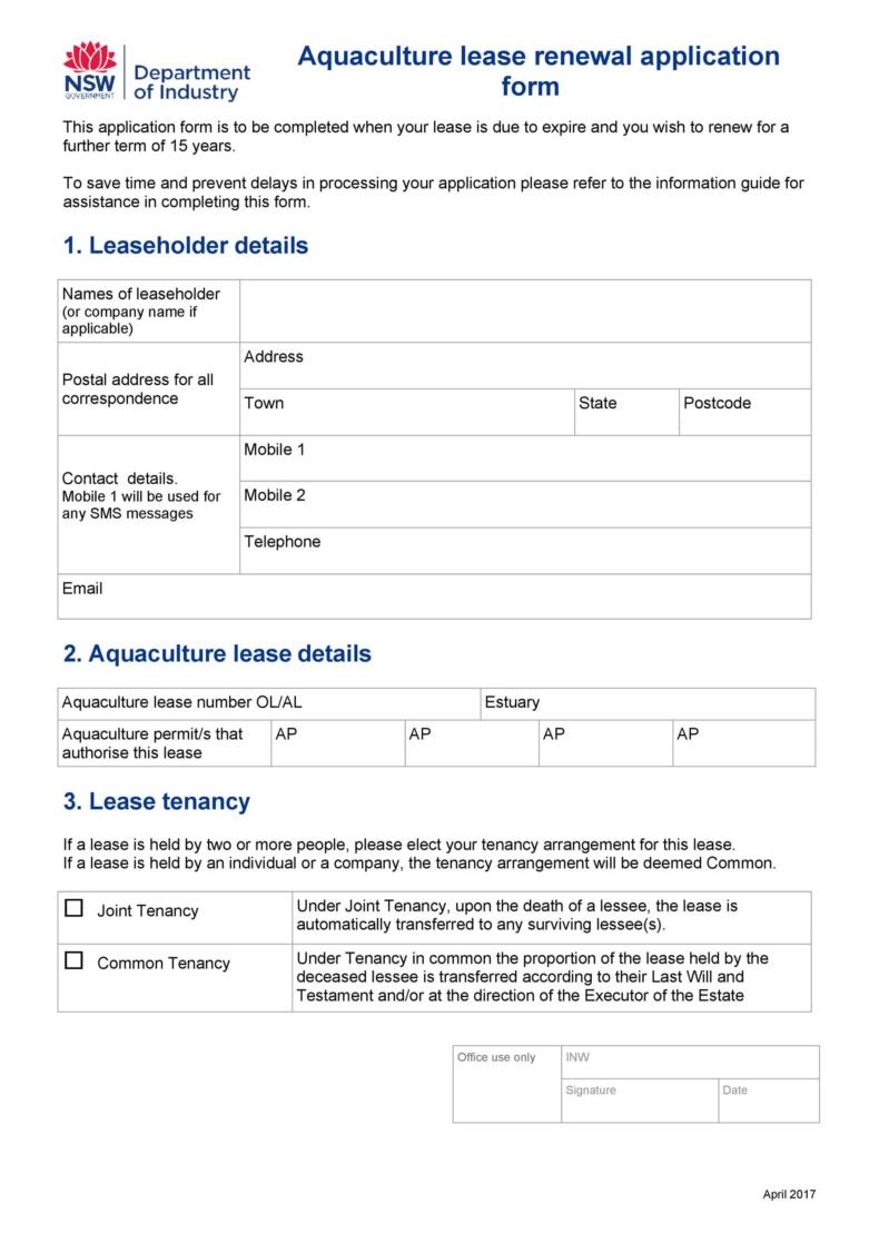 36 Best Lease Renewal Letters & Forms (Word & PDF)
