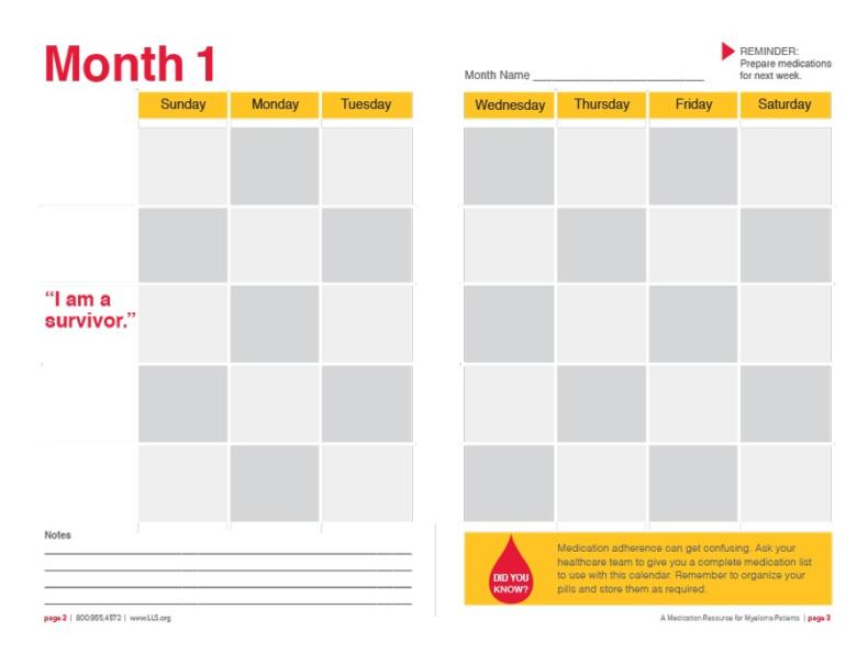 40 Great Medication Schedule Templates (+Medication Calendars)