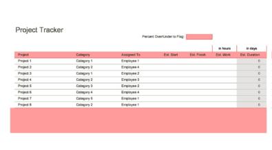 50 Free Multiple Project Tracking Templates [Excel & Word] ᐅ TemplateLab