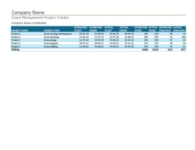 50 Free Multiple Project Tracking Templates [Excel & Word] ᐅ TemplateLab