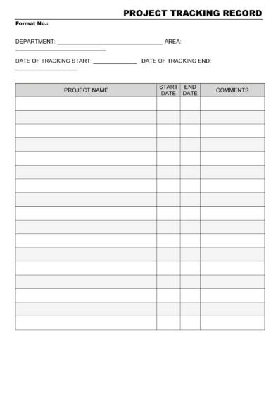 50 Free Multiple Project Tracking Templates [Excel & Word] ᐅ TemplateLab