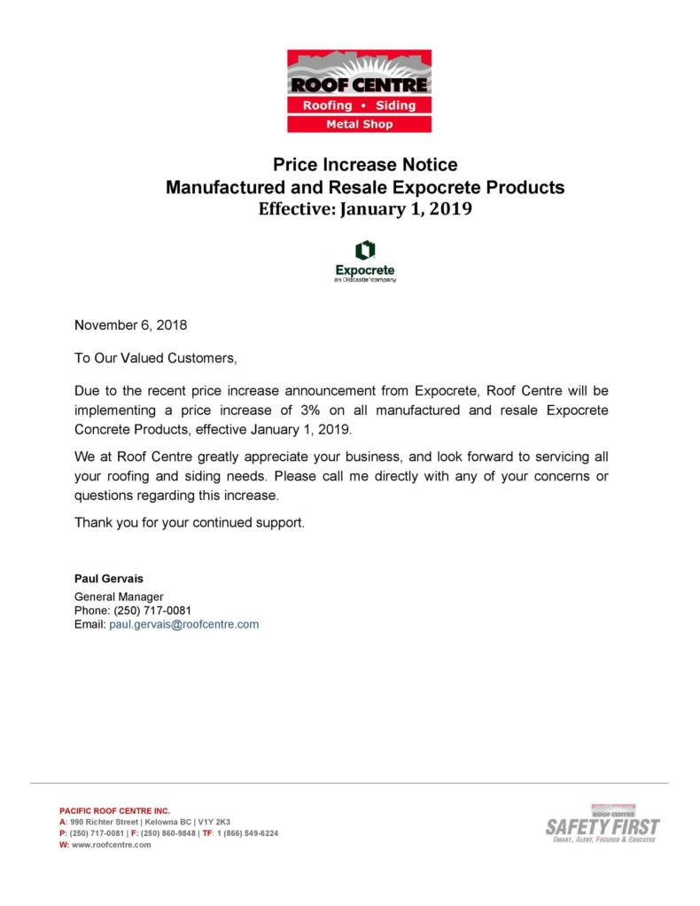 50 Effective Price / Rate Increase Letters (+Tips) ᐅ TemplateLab