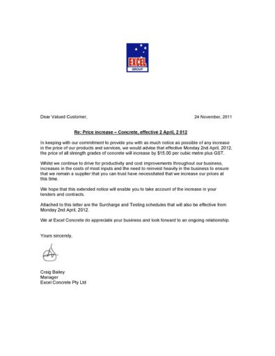 50 Effective Price / Rate Increase Letters (+Tips) ᐅ TemplateLab