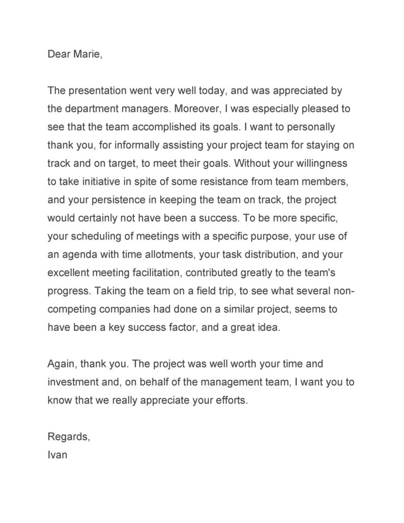 49 Printable Employee Recognition Letters (100% FREE) ᐅ TemplateLab