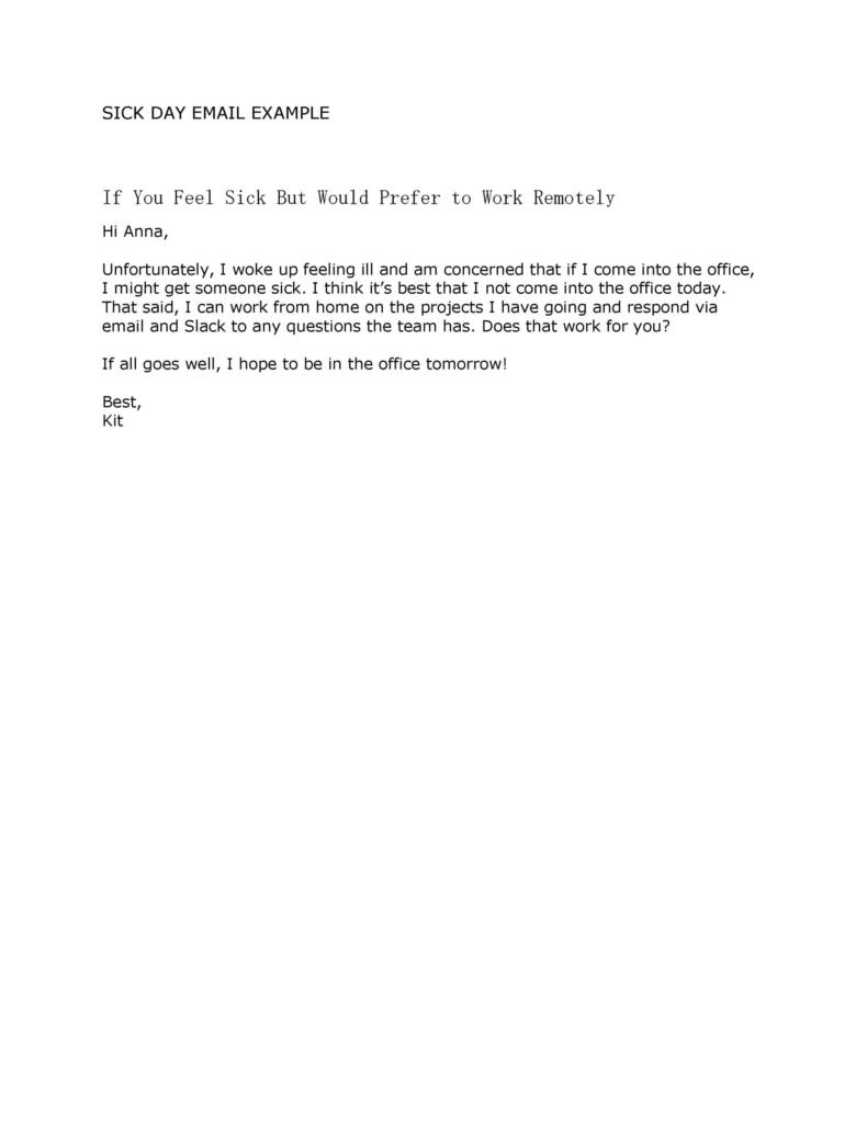 49-professional-sick-leave-email-templates-templatelab