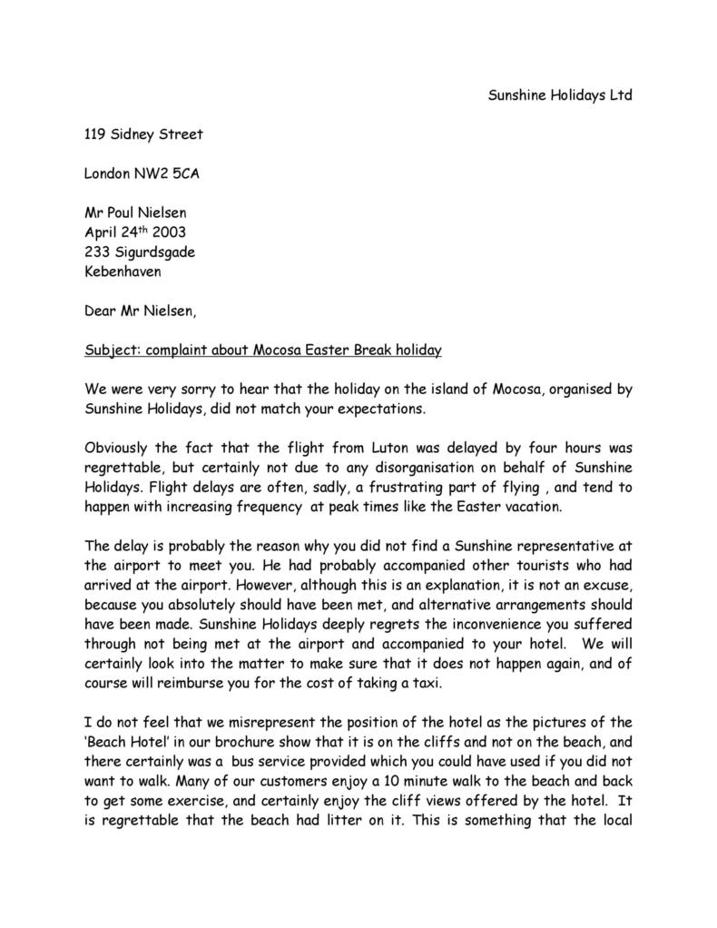 41 Editable Adjustment Letter Templates [& Examples] ᐅ TemplateLab