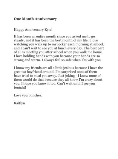 50 Romantic Anniversary Letters (for him or her) ᐅ TemplateLab