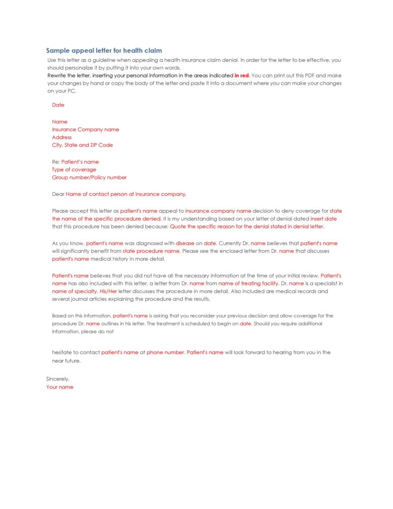 43 Effective Appeal Letters (Financial Aid, Insurance, Academic)