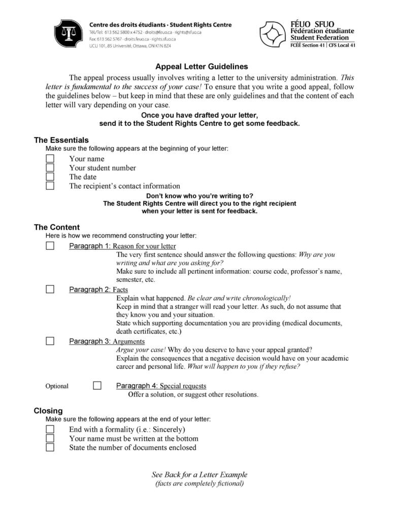 43 Effective Appeal Letters (Financial Aid, Insurance, Academic)