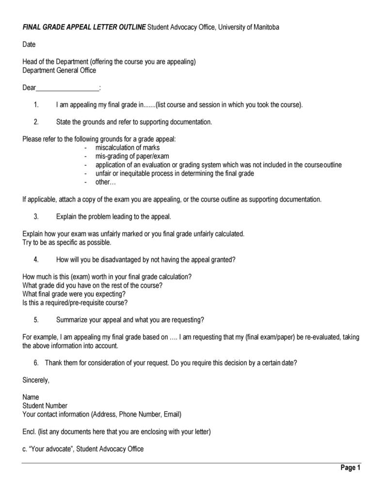 43 Effective Appeal Letters (Financial Aid, Insurance, Academic)