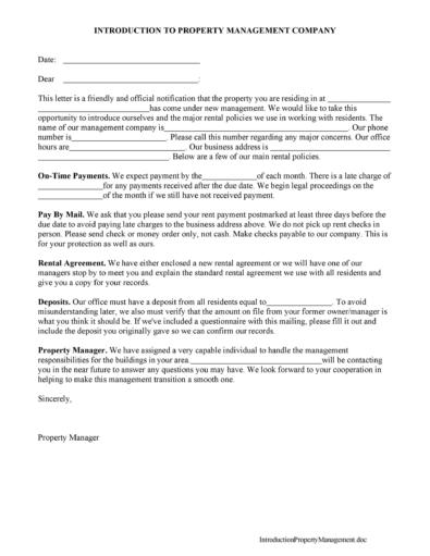 34 Free Business Introduction Letters (PDF & MS Word) ᐅ TemplateLab