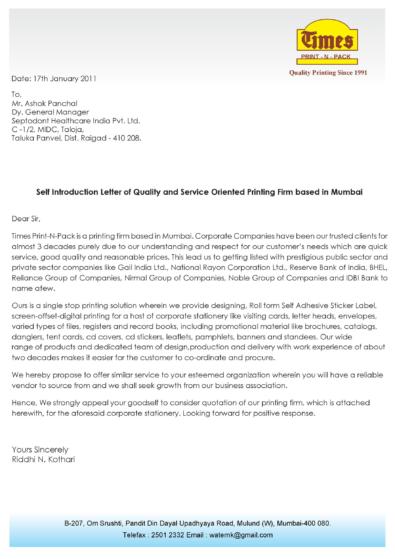 34 Free Business Introduction Letters (PDF & MS Word) ᐅ TemplateLab