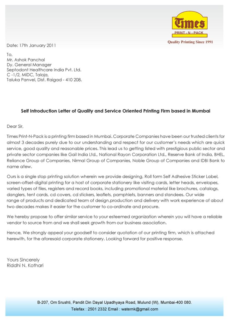 34 Free Business Introduction Letters (PDF & MS Word) ᐅ TemplateLab