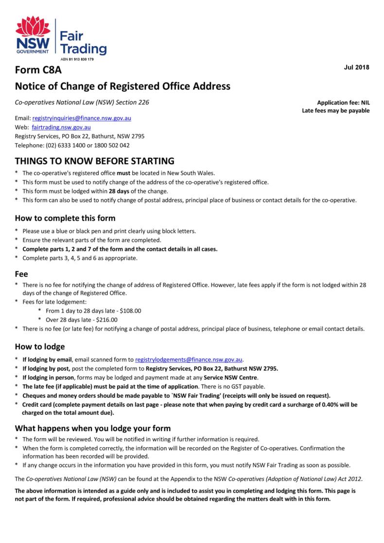 49 Best Change Of Address Letters (100% Free) ᐅ TemplateLab