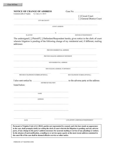 49 Best Change Of Address Letters (100% Free) ᐅ TemplateLab