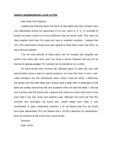 49 Free Claim Letter Examples - How to Write a Claim Letter?