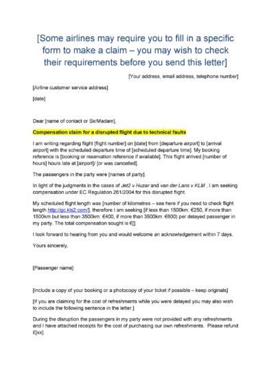 49 Free Claim Letter Examples - How to Write a Claim Letter?