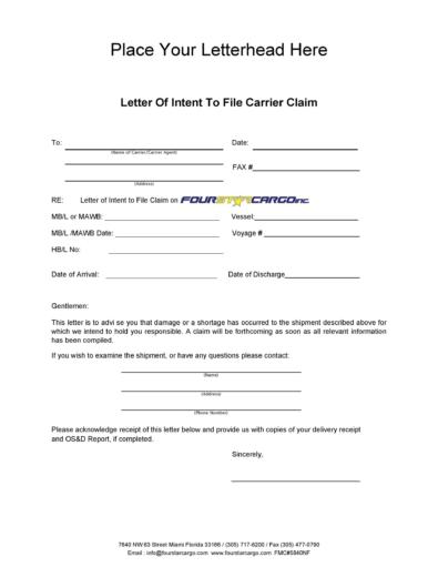 49 Free Claim Letter Examples - How to Write a Claim Letter?