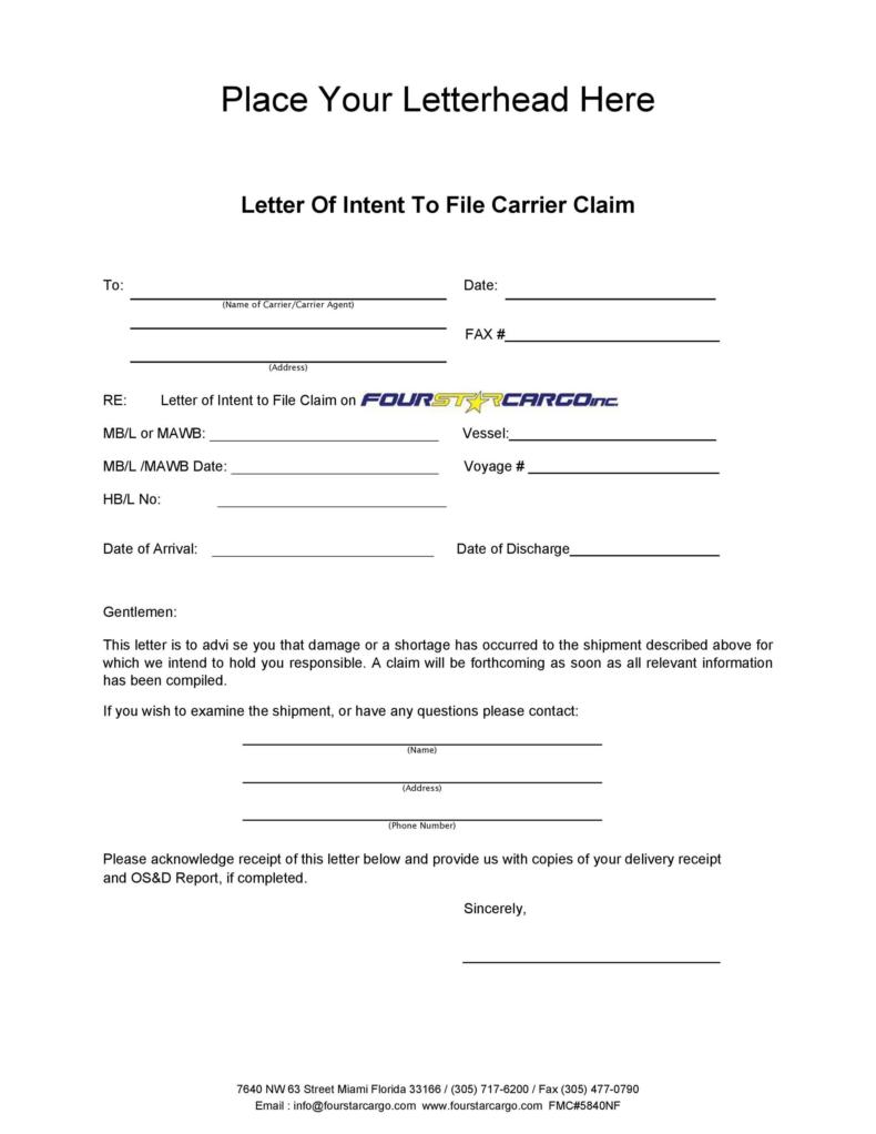 49 Free Claim Letter Examples - How to Write a Claim Letter?