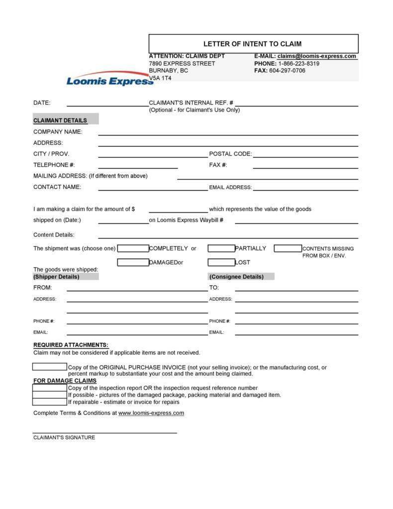 49 Free Claim Letter Examples - How to Write a Claim Letter?