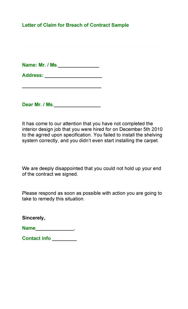 49 Free Claim Letter Examples - How to Write a Claim Letter?