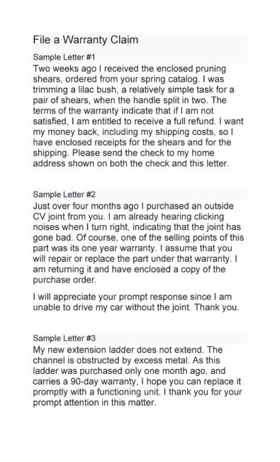 49 Free Claim Letter Examples - How to Write a Claim Letter?