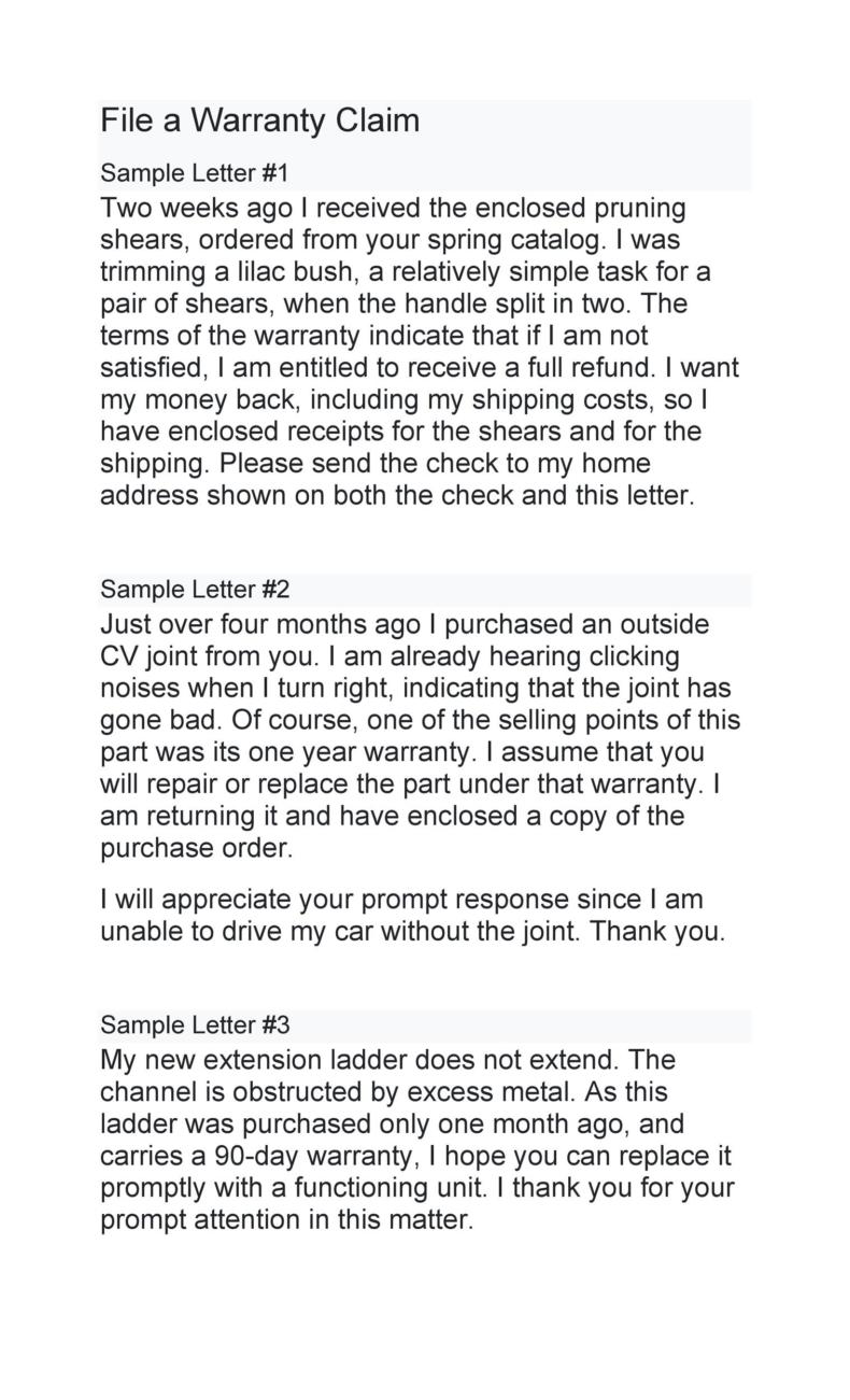 49 Free Claim Letter Examples - How to Write a Claim Letter?