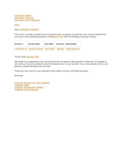 45 Effective Collection Letter Templates & Samples ᐅ TemplateLab